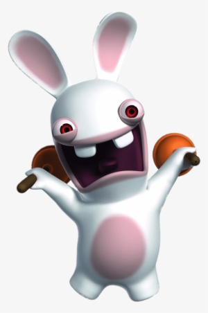 Rabbid With Squid On Head - Raving Rabbids - Free Transparent PNG ...