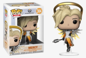 Vinyl Mercy - Funko Pop Overwatch Mercy - Free Transparent PNG Download ...