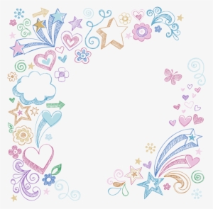 Mq Doodle Frames Border Borders - Cute Backgrounds For Paper - Free ...