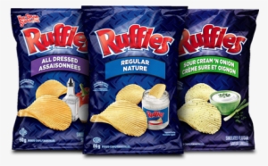 Chips - Ruffles Chips Canada Flavors - Free Transparent PNG Download ...