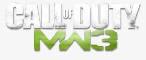 Mw3 Logo Test - Call Of Duty: Modern Warfare 3 - Free Transparent PNG ...