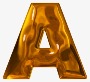 Golden Letter A Png - Free Transparent PNG Download - PNGkey