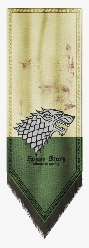 House Stark Banner By Andy-butnariu - Winter Is Coming Mugs - Free ...