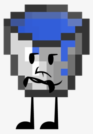 Water Bucket - Cubo De Agua Minecraft - Free Transparent PNG Download ...