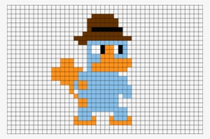 Perry The Platypus Pixel Art - Free Transparent PNG Download - PNGkey