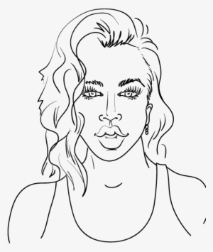 Khloé Kardashian - Line Art - Free Transparent PNG Download - PNGkey