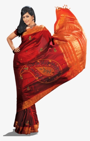 Beautiful Saree Model Png Transparent Image - Craftsvilla Party Wear ...