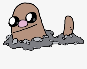 Digbutt And Buttrio - Pokemon Diglett Transparent Background - Free ...