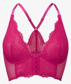Superboost Lace Deep V Bralet Red - Bra - Free Transparent PNG Download ...