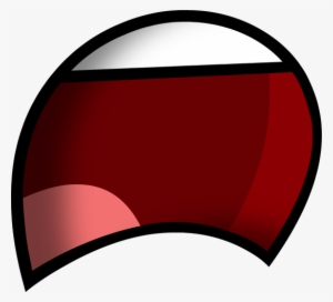 Big Mouth Open Shaded - Frown Open Bfdi - Free Transparent PNG Download ...