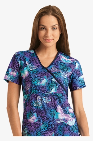 Women Print Scrubs - Womens Scrubs - Free Transparent PNG Download - PNGkey