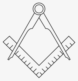 Square & Compass - Masonic Square And Compass Png - Free Transparent ...