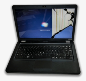 Broken Laptop Screen - Liquid-crystal Display - Free Transparent PNG ...