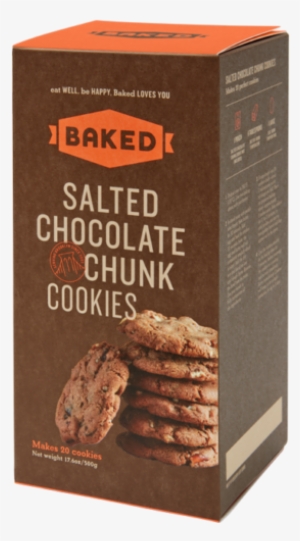Salted Chocolate Chunk Cookies - Baking - Free Transparent PNG Download ...