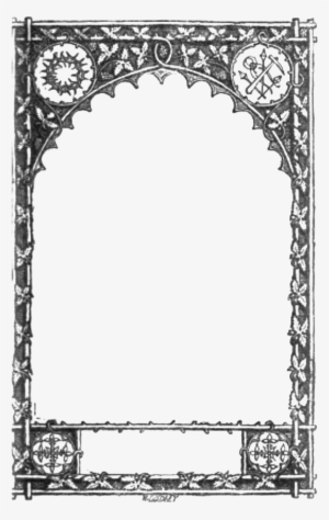 File - Catholichymns1860-01a - Catholic Frame Png - Free Transparent ...