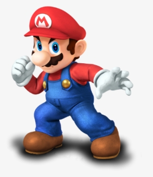 Mario Smash 4 Png - Super Smash Bros Brawl Mario Png - Free Transparent ...