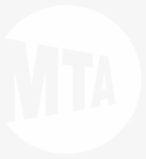 Official Nyc Subway Map - Mta Logo Black And White - Free Transparent ...