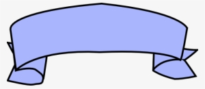 Powder Blue Ribbon Banner Svg Clip Arts 600 X 261 Px - Free Transparent ...