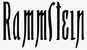 Rammstein - Calligraphy - Free Transparent PNG Download - PNGkey