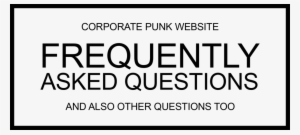 Faq2 - No Requests Sticker (rectangle) - Free Transparent PNG Download ...