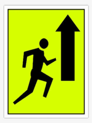 Race Sign Runner & Straight Arrow Correx - Racing - Free Transparent ...