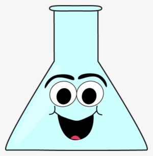 Cartoon Science Beaker - Science Beaker With Face - Free Transparent ...