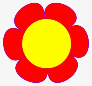 Logo With A Red And Yellow Flower - Flowers Clip Art Color - Free ...