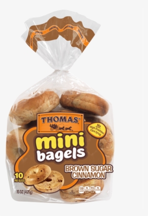 Thomas Brown Sugar Cinnamon Mini Bagels Product - Mini Bagels Thomas ...