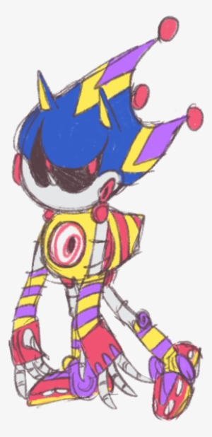 Metal Sonic In His Sonic Rivals 2 Jester Costume, With - Sonic Rivals ...