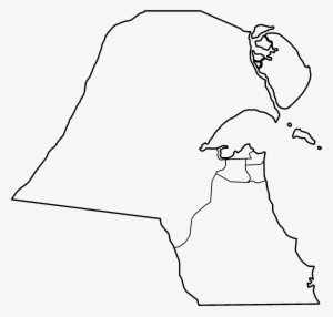 Kuwait Governorates Blank - Kuwait Map Vector Png - Free Transparent ...