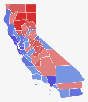 California 2016 Election Results By County - Free Transparent PNG ...