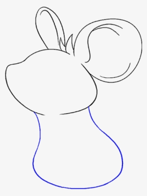 How To Draw A Mouse - Line Art - Free Transparent PNG Download - PNGkey