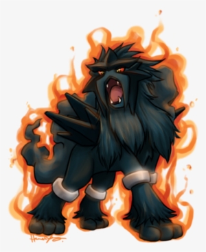 Alolan Entei - Dark Entei - Free Transparent PNG Download - PNGkey