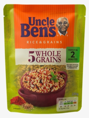 T3198 Ub Rice Grains 5 Wholegrains 220g - Uncle Bens Rice & Grains ...