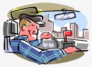 Taxi Driver, Cabbie Royalty Free Vector Clip Art Illustration ...