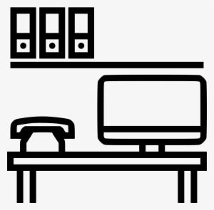 Desk Work Comments - Desks Black Png Icon - Free Transparent PNG ...