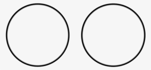 Two Circles - White Circle Transparent Outside - Free Transparent PNG ...
