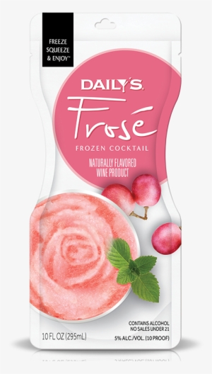 Frosé Frozen Pouch - Dailys Frose - Free Transparent PNG Download - PNGkey