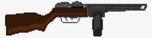 Ppsh-41 - Pixel Art - Free Transparent PNG Download - PNGkey