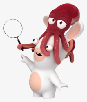 Rabbid Holding 2 Toilet Plugs Png - Raving Rabbids - Free Transparent ...