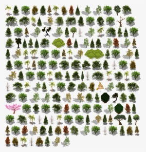 Tree Sprite Sheet Png - Free Transparent PNG Download - PNGkey