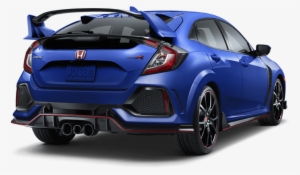 2018 Honda Civic Type R Rear Angle - Honda R Type 2018 Png - Free ...