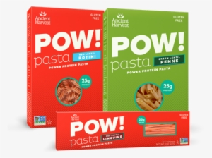 Pow ® Protein Pasta - Ancient Harvest, Pow! Pasta, Red Lentil Rotini, 8 ...