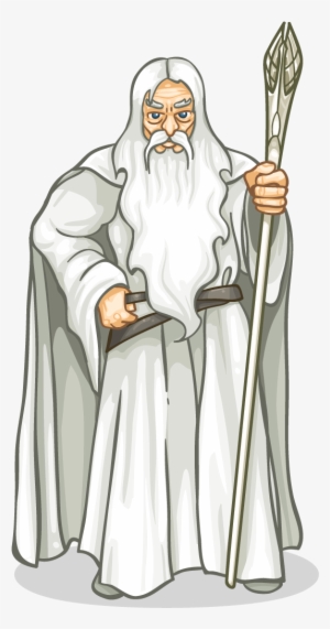 White Wizard - Illustration - Free Transparent PNG Download - PNGkey