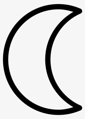 Moon Symbol Icon - Moon Astro Symbol - Free Transparent PNG Download ...