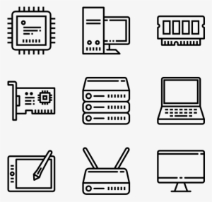 Computer Hardware - Qr Code Icon Vector - Free Transparent PNG Download ...