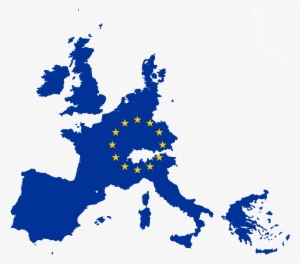Open - Europe Map With Flag - Free Transparent PNG Download - PNGkey