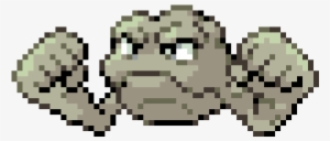 Geodude - Pokemon Geodude Pixel Art - Free Transparent PNG Download ...