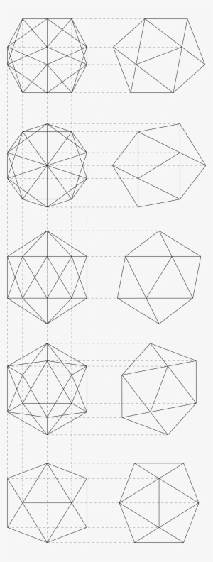 The Icosahedron - - Triangle - Free Transparent PNG Download - PNGkey