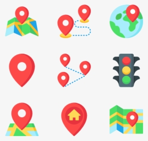 Google Maps Navigation Iconography - Compass Icon Google Maps - Free ...